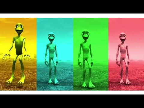 Alien dance | Alien dance fight | Dame tu cosita | Dance video | Green alien vs red alien - YouTube