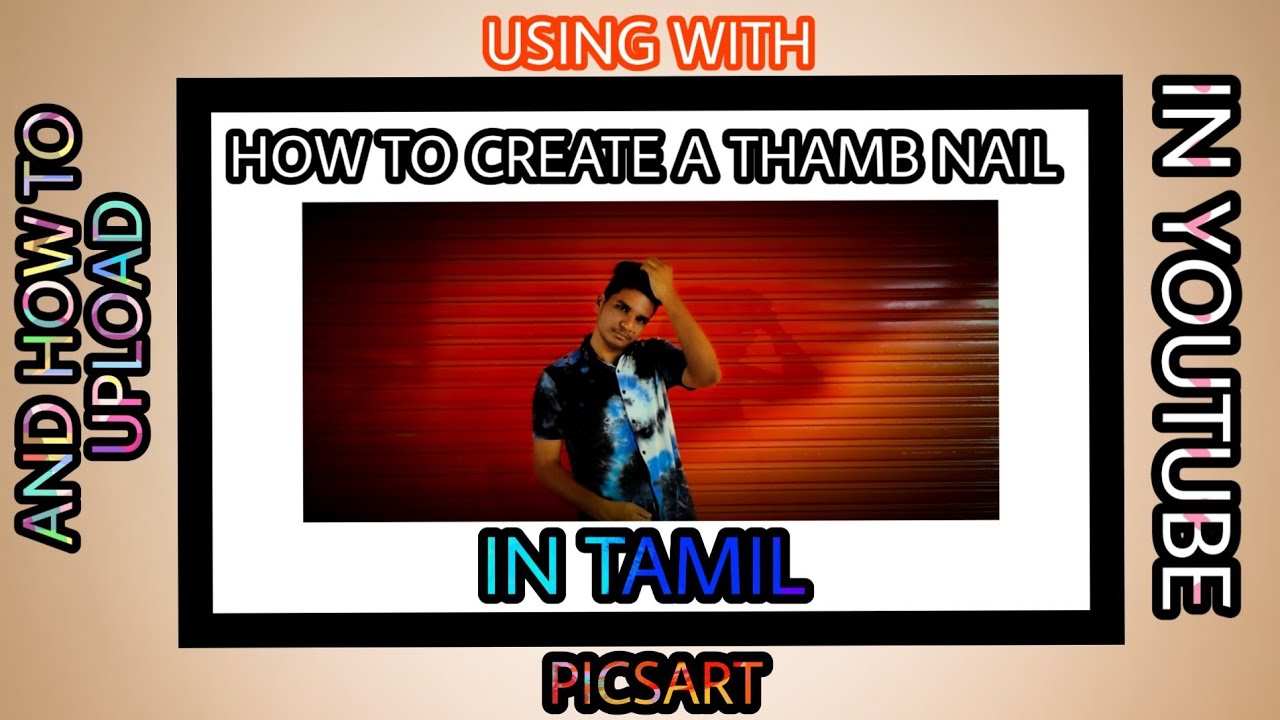 HOW TO CREATE A THAMB NAIL IN MOBILE? - YouTube
