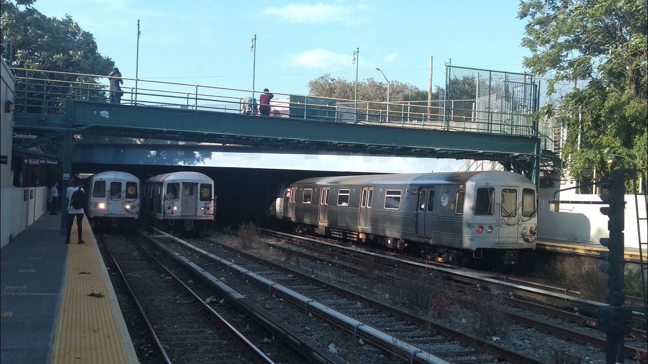NYC Subway Special: R46 & R42 N Trains @86 St-Gravesend - YouTube