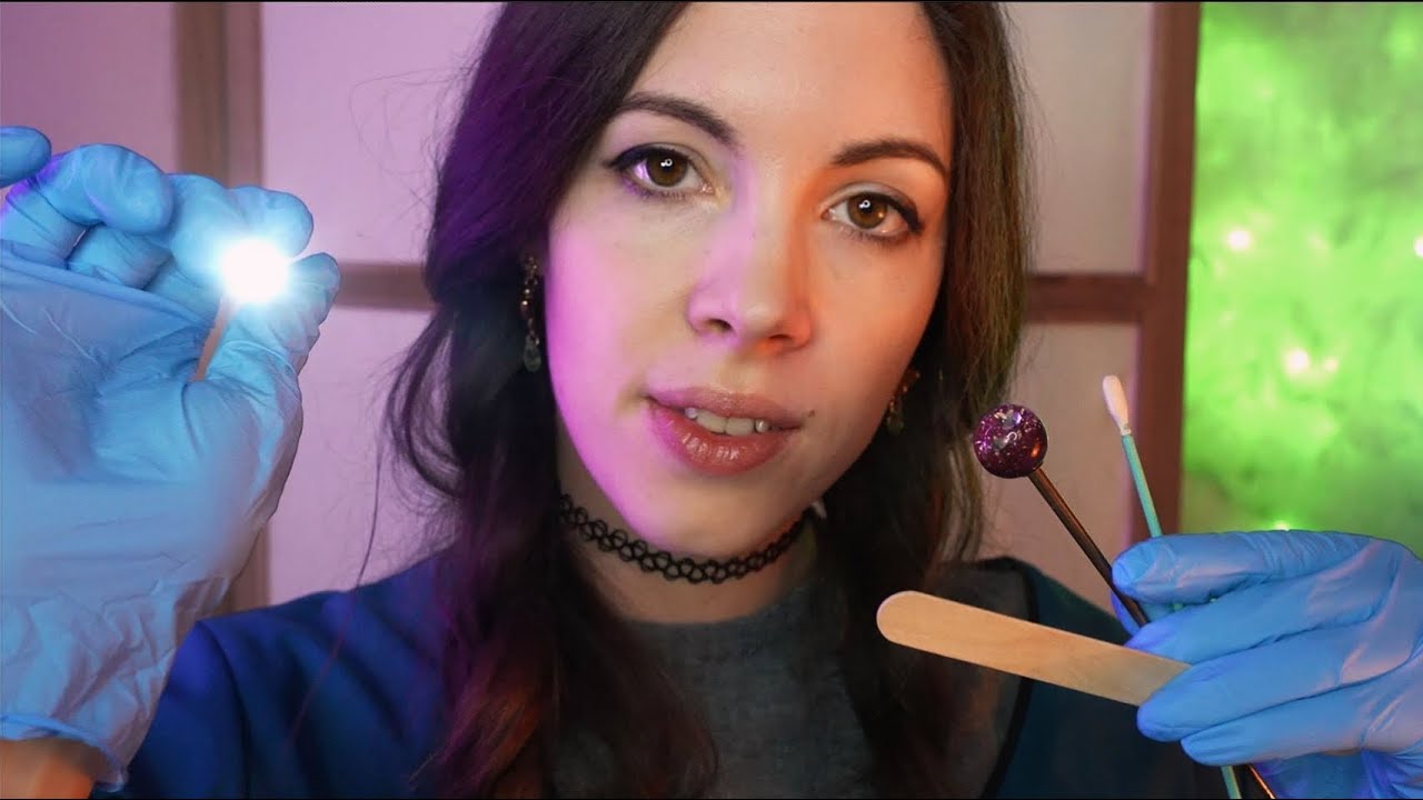 ASMR Relaxing Cranial Nerve Exam (Roleplay) - YouTube
