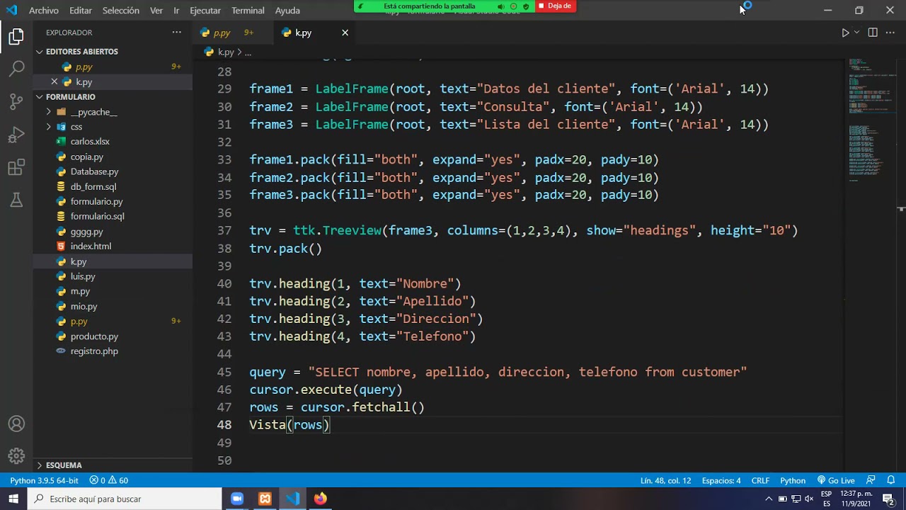 Voy a conectar mi interfaz gráfica de usuario a una base de datos - YouTube