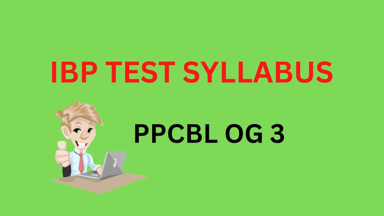 Ibp Test syllable/PPCBL OG 3/Test syllable - YouTube