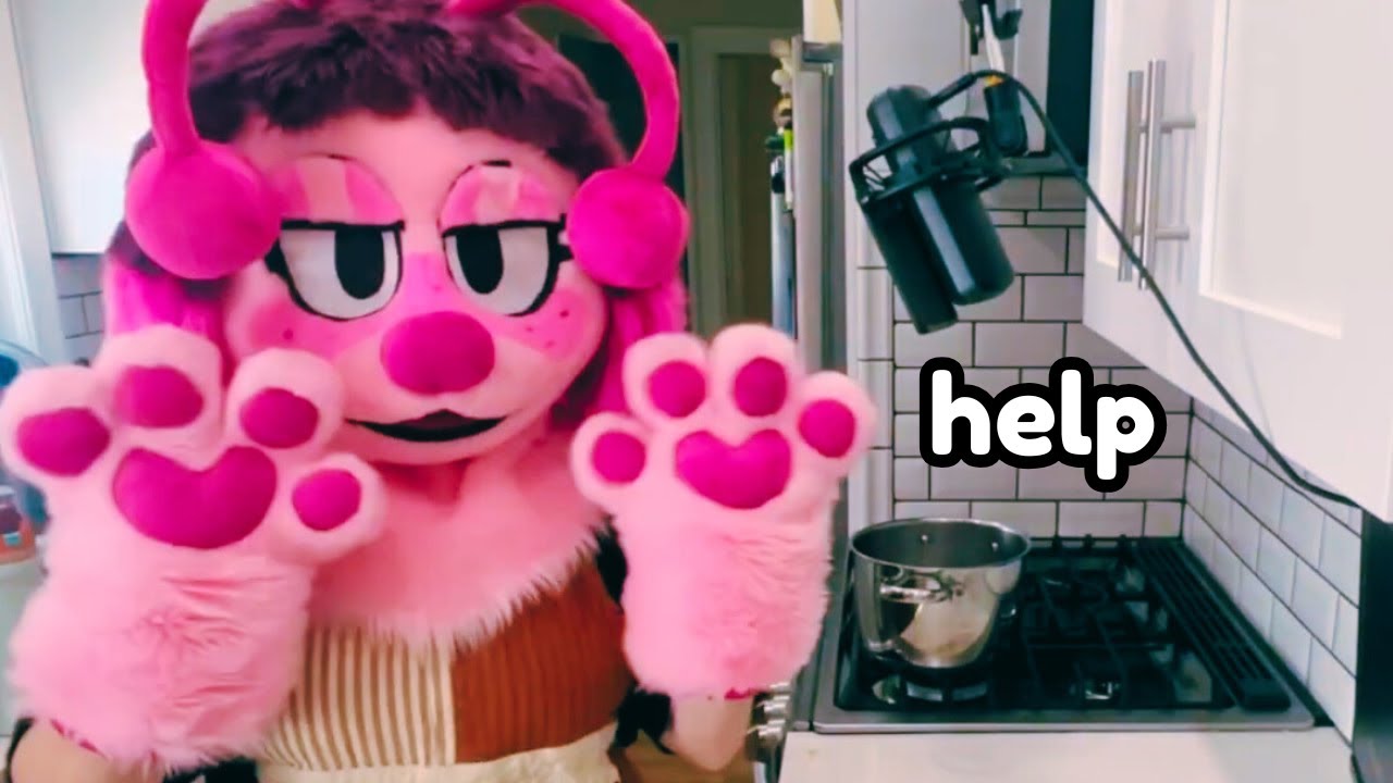 Fursuit Cooking Struggles as a VTuber Chef! - YouTube