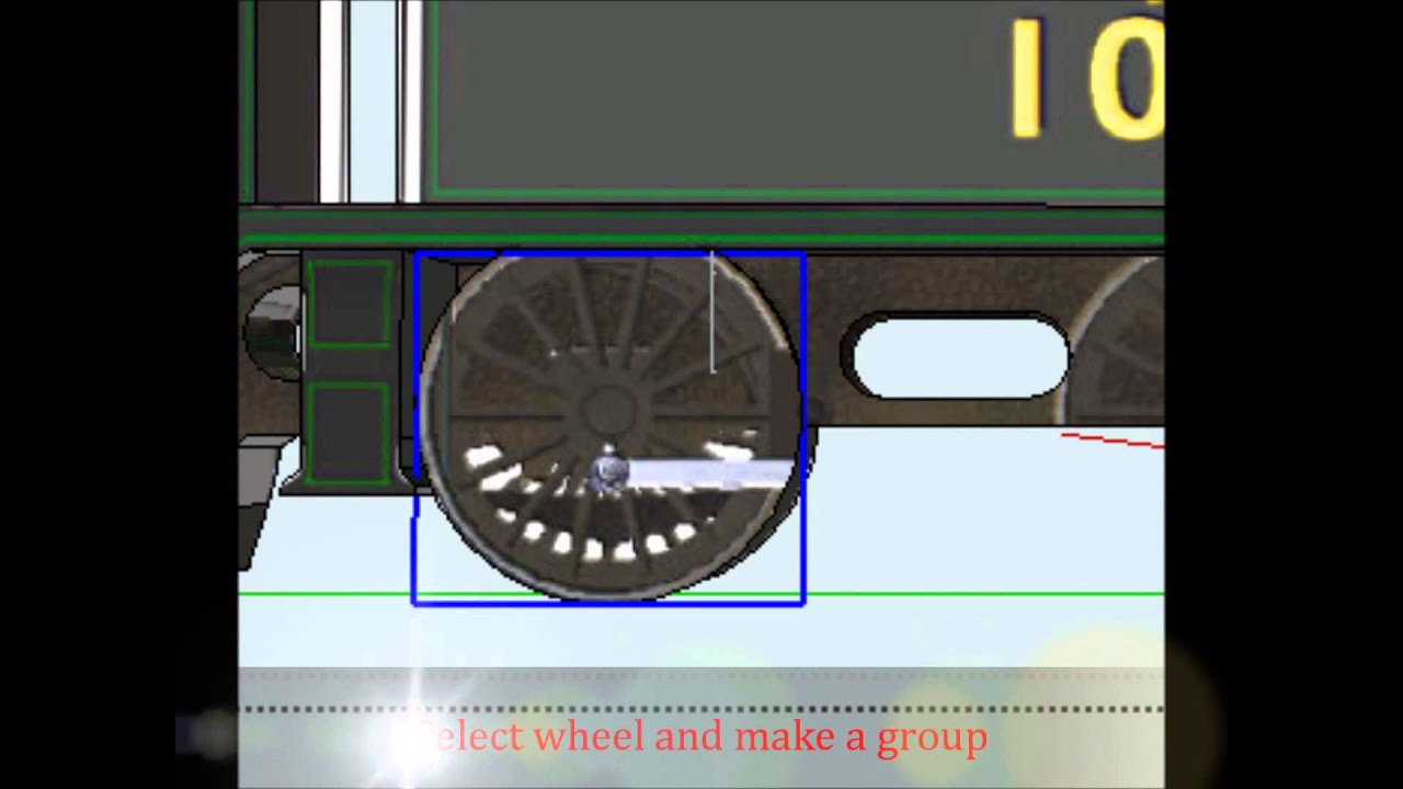 How to Make This Train in Sketchup 8 - 15 - YouTube