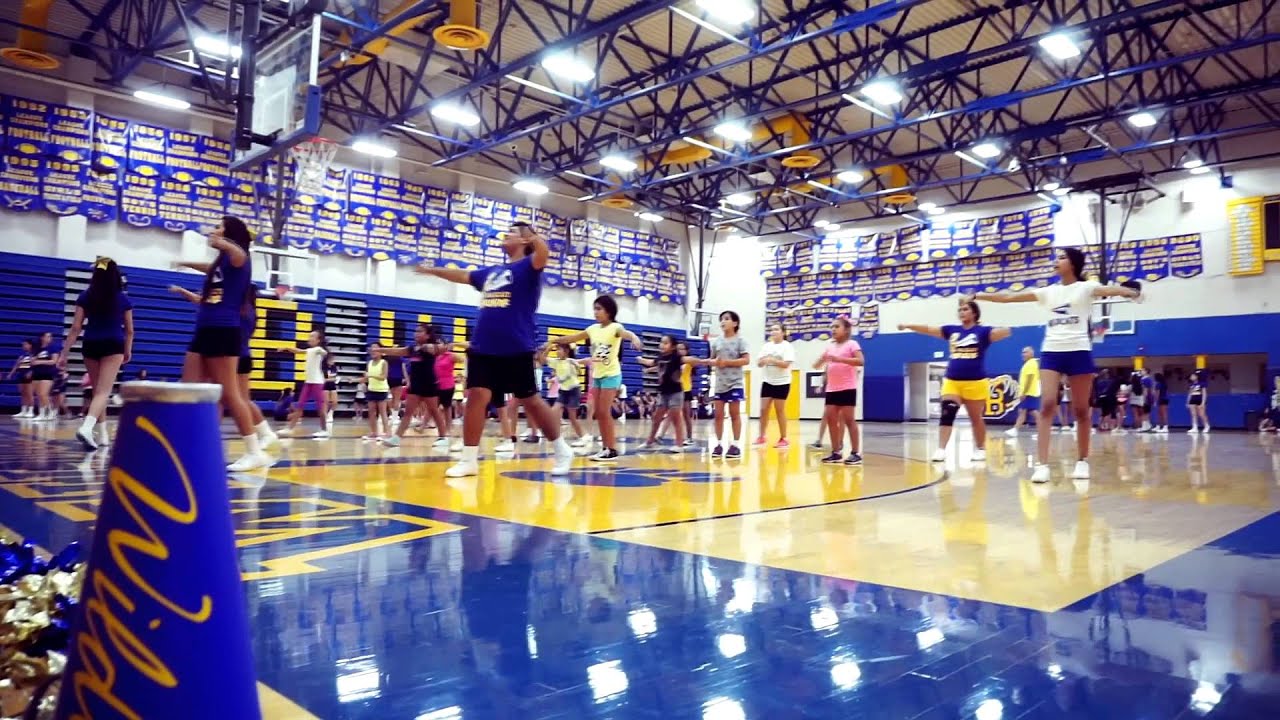 BUHS Cheer Camp 2014 - YouTube