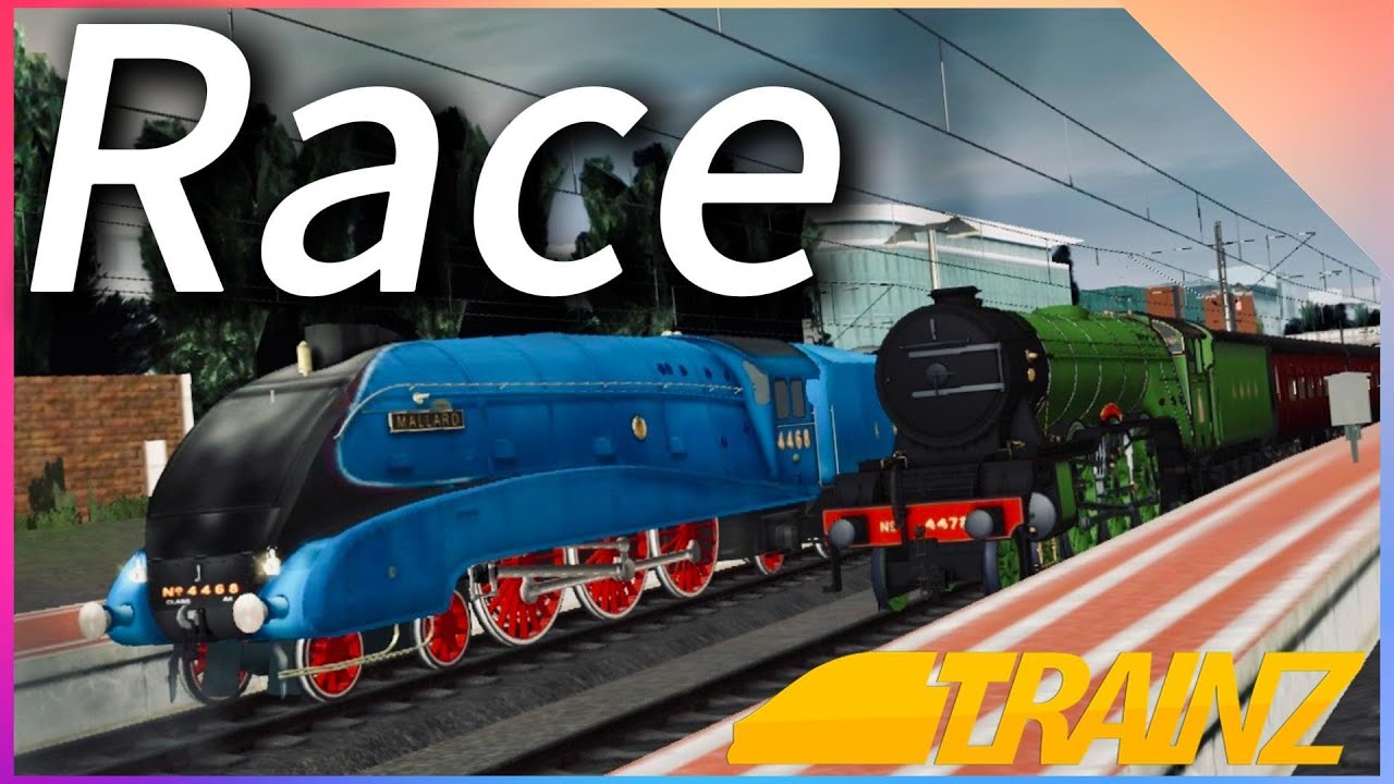 Mallard vs Flying Scotsman in Trainz Driver 2 - YouTube
