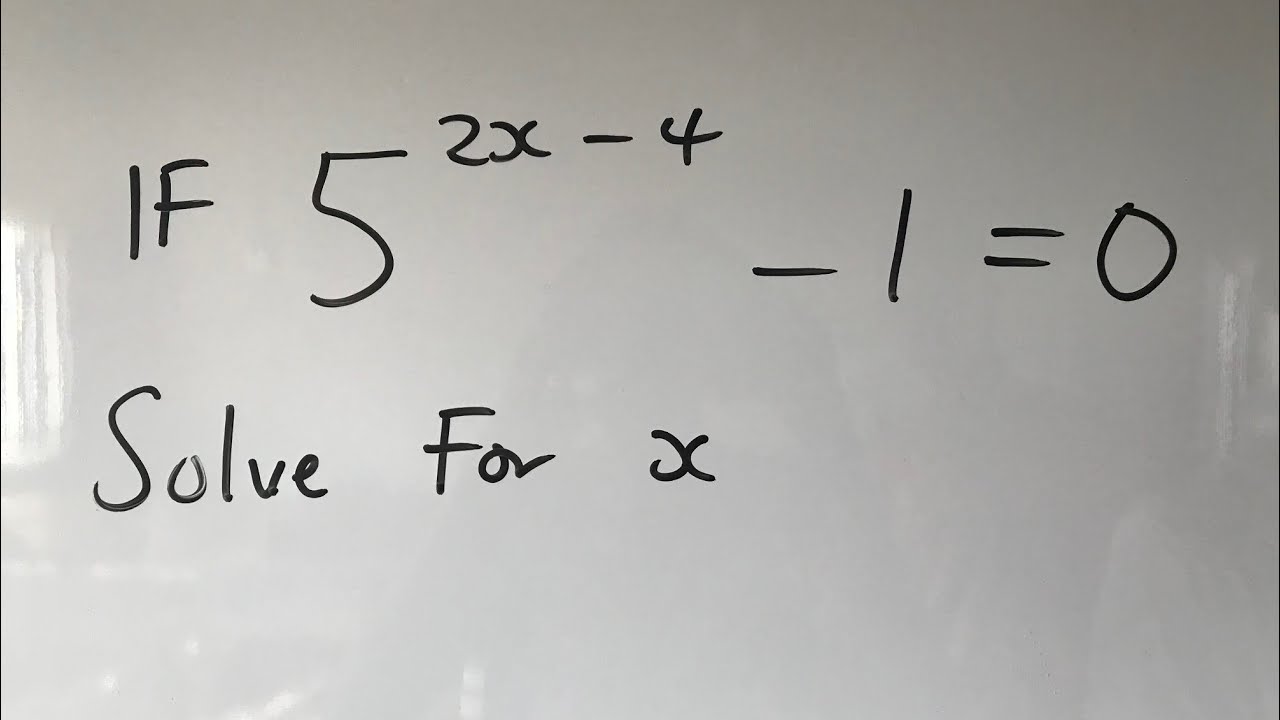 How to solve simple exponential indices - YouTube