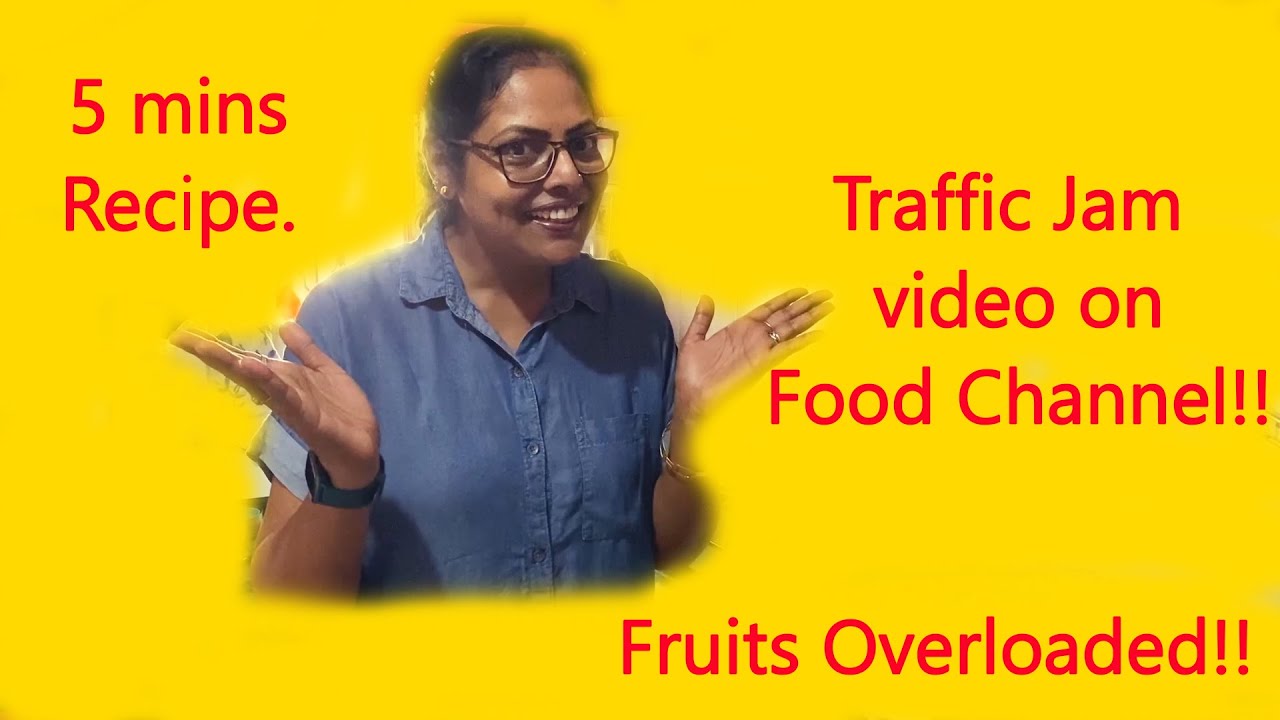 Traffic Jam | dessert with custard powder and fruits - YouTube
