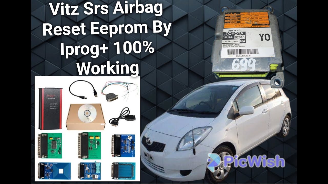 Vitz srs Airbag Reset with Iprog+ - YouTube