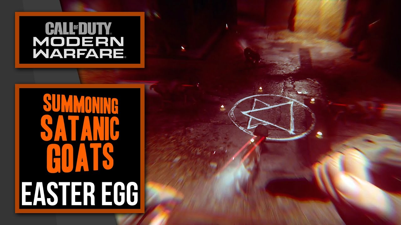 How to summon SATANIC DEMON GOATS in Modern Warfare! (Livestock Easter ...