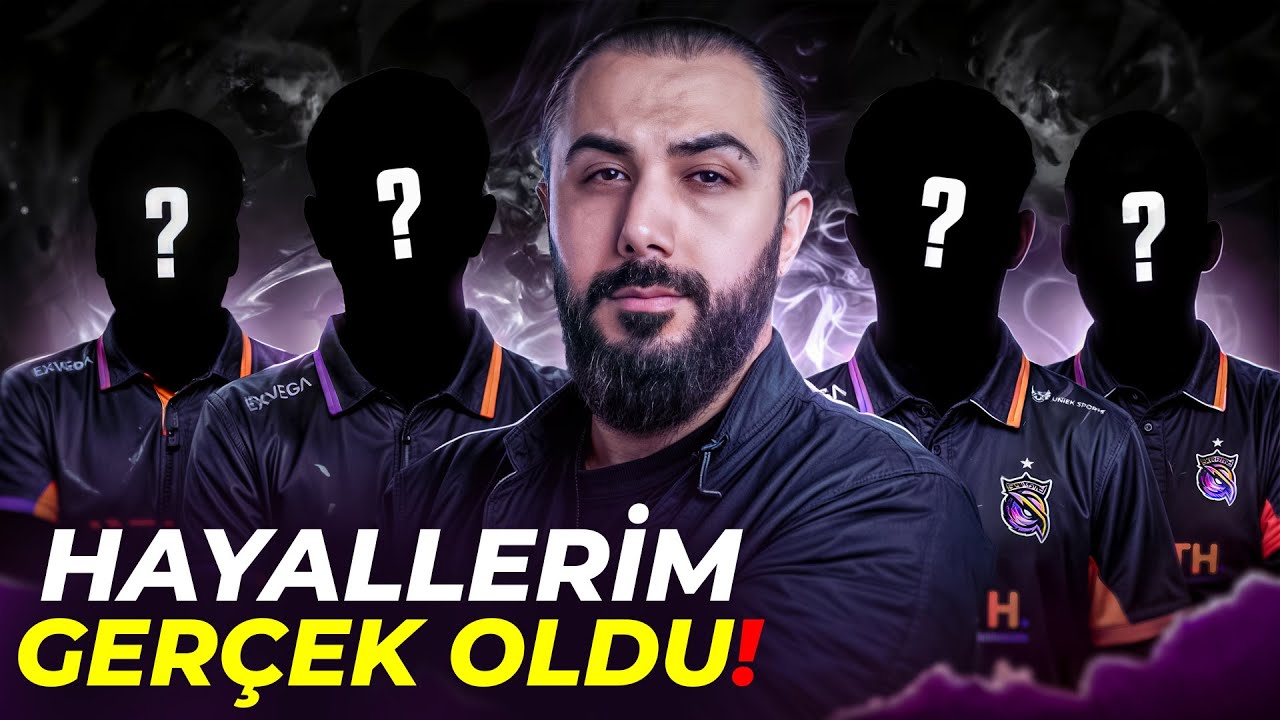 EN BÜYÜK HAYALİM GERÇEK OLDU! YENİ LOL TAKIMIM!? - YouTube