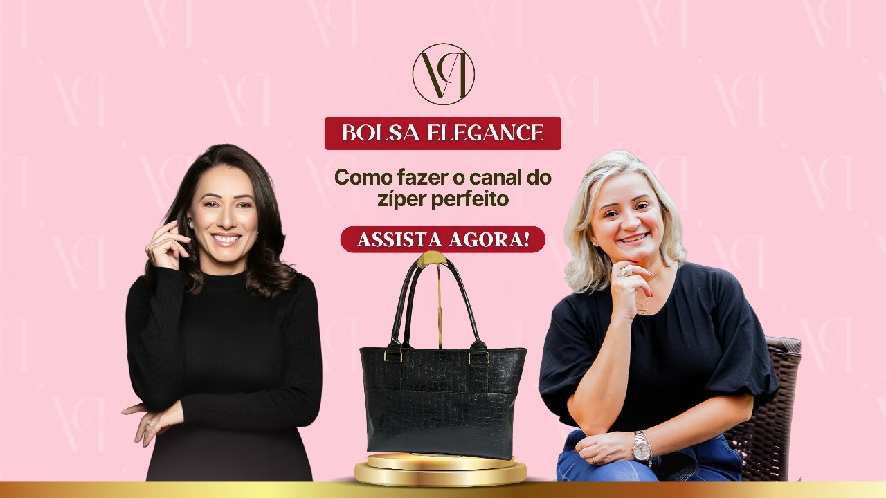 Como fazer o canal de ziper perfeito , Bolsa Elegance - YouTube