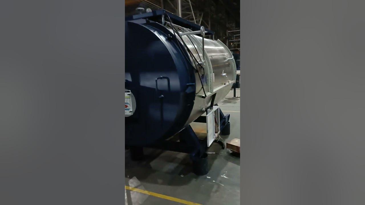 WNS1-1.0-YQ Diesel Fired Steam Boiler - YouTube