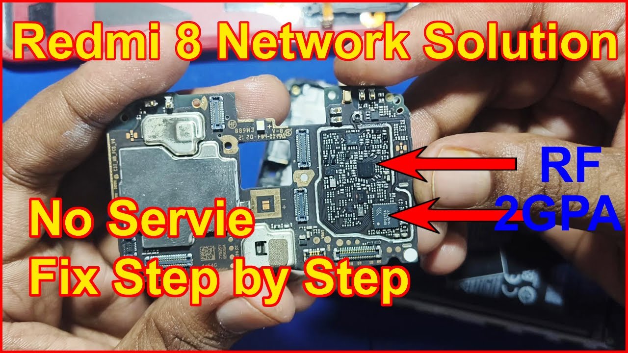 Redmi 8 Network Solution No Servis Problems Fix Step by step redmi ...