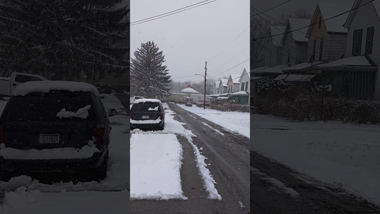 Shoveling snow and rain fanning - YouTube