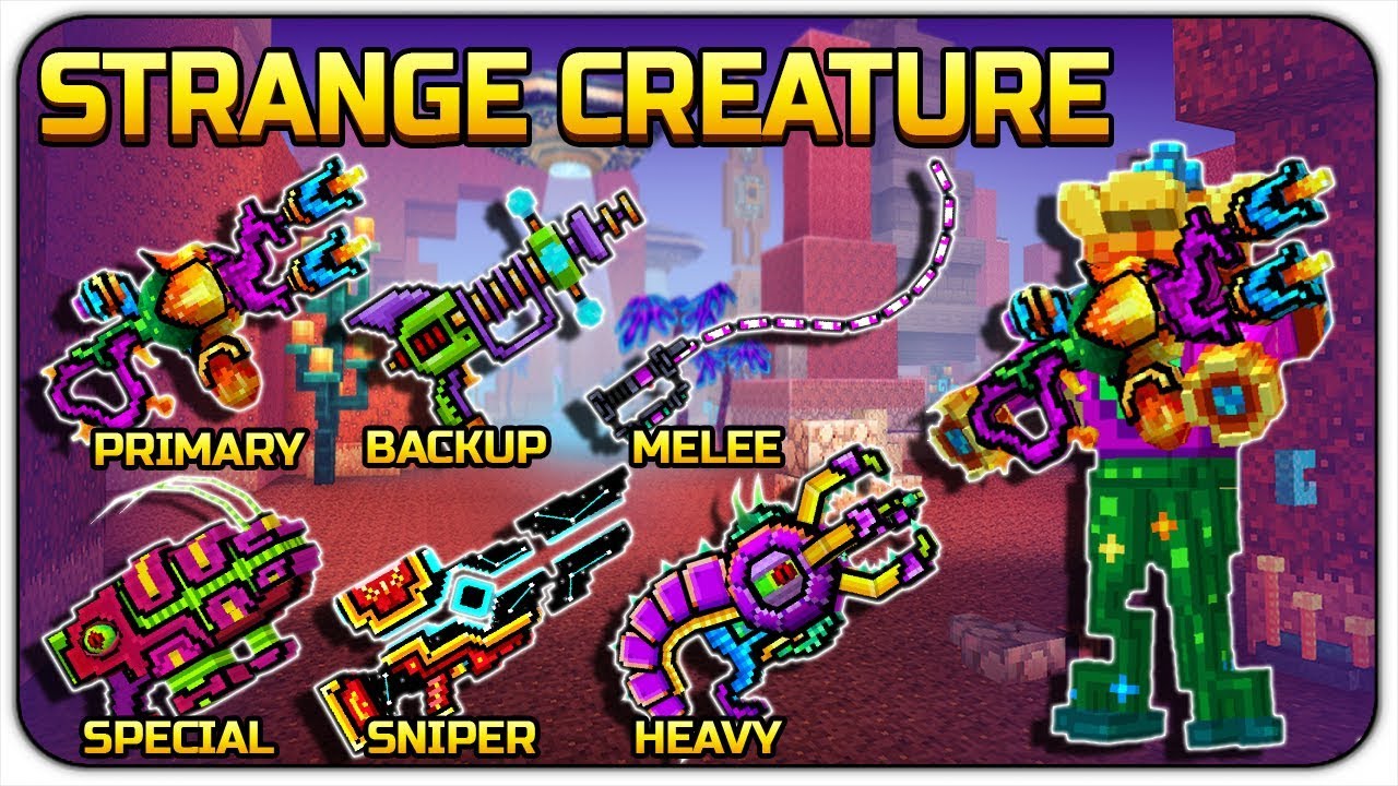 Pixel Gun 3D - Strange Creature Set - YouTube