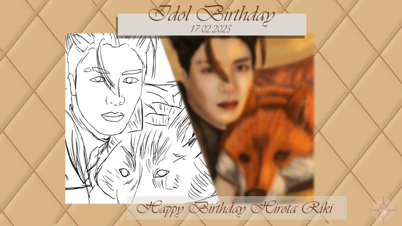 Happy Birthday, Hirota Riki // 17.02.2025 // Speedpaint KPOP - YouTube