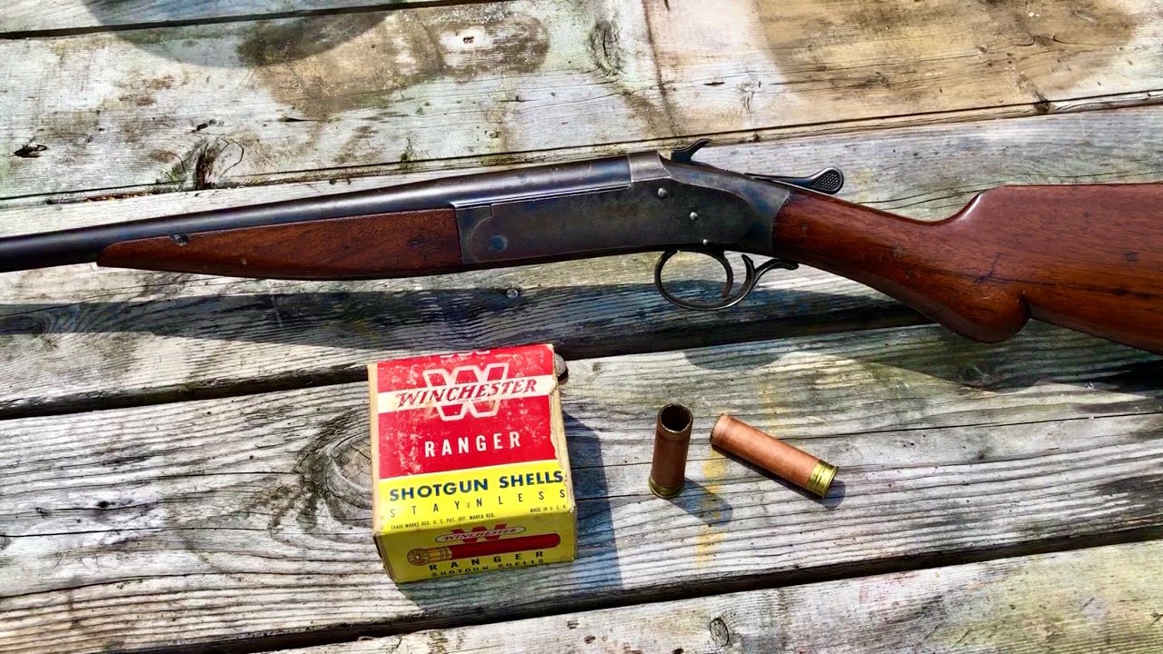 Vintage Winchester Ranger 24 Gauge Ammo Range Testing + Buckshot - YouTube