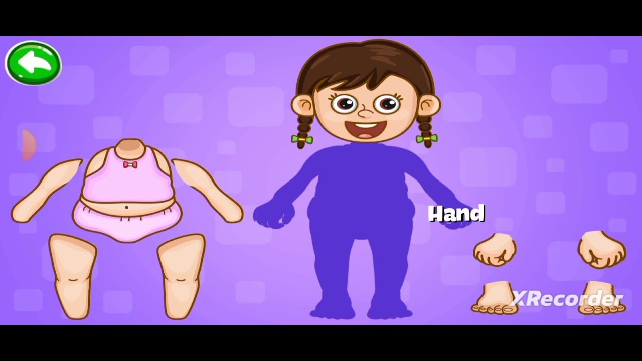Parts of body, Kids videos - YouTube