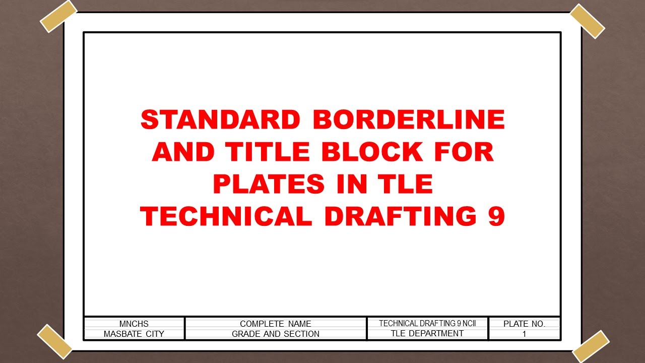 Borderline and Title Block [TLE 9 - MNCHS] - Ma'am Ocsing - YouTube