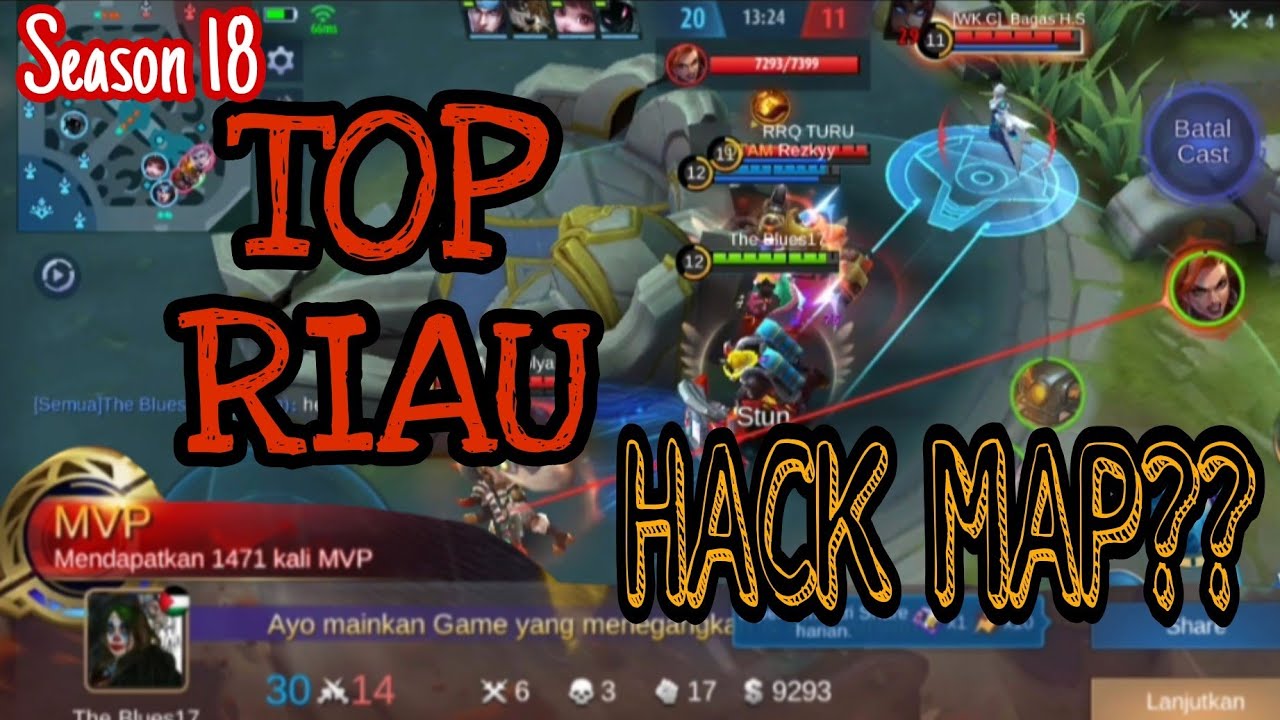 TOP RIAU JOHNSON - Build Tersakit Season 18 - Map Hack?? - YouTube
