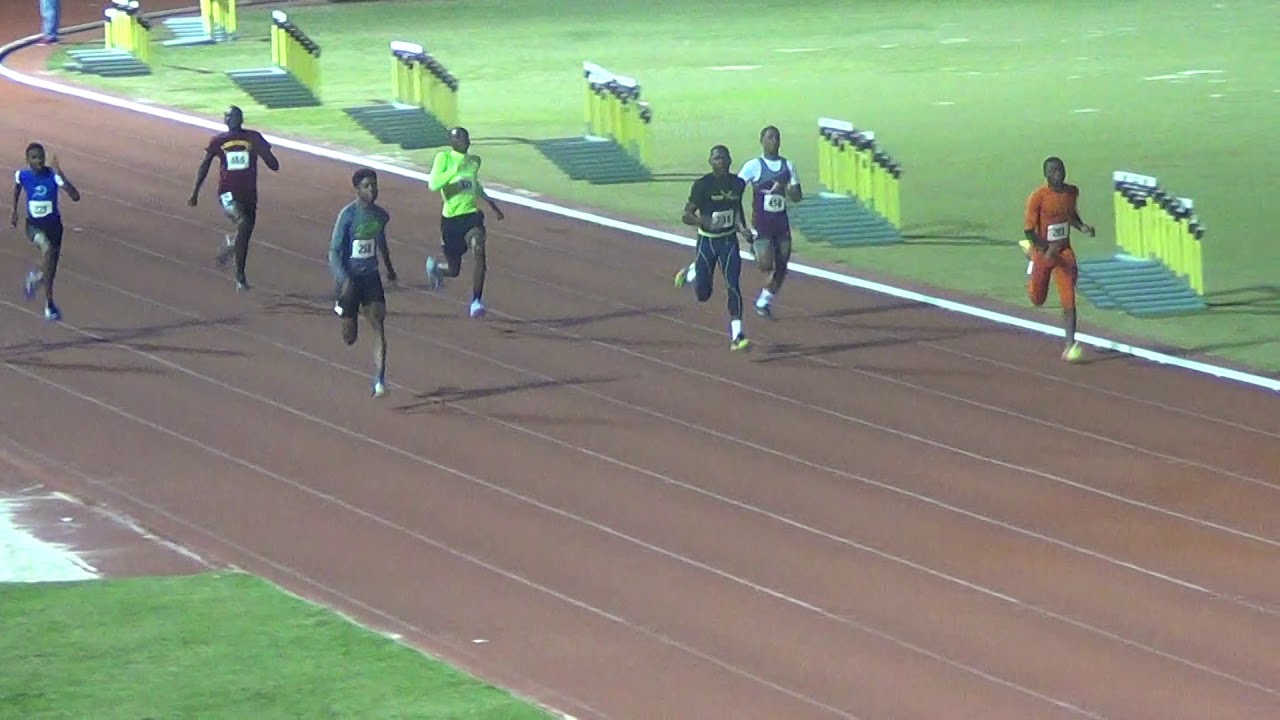 T-Bird flyers 2019 under 20 boys 100 m heat 4 - YouTube