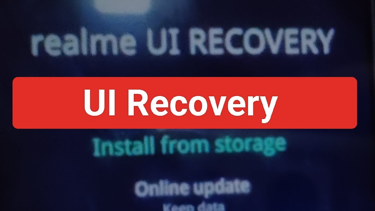 Realme/Oppo/Vivo/Samsung UI Recovery keise thik kare, How to remove UI ...