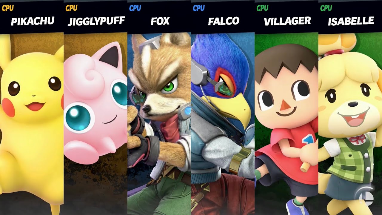 Super Smash Bros. Ultimate - Pokemon vs Star Fox vs Animal Crossing ...