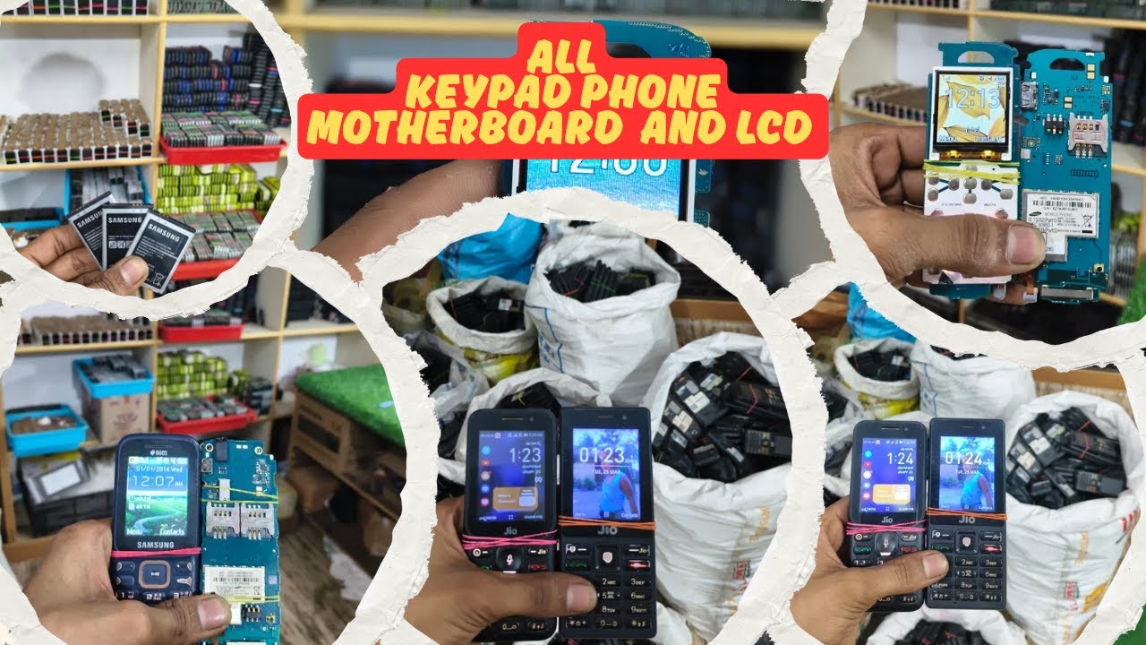 Second Hand ALL Keypad Phone Motheboard || Jio, Samsung, Nokia, Lava ...