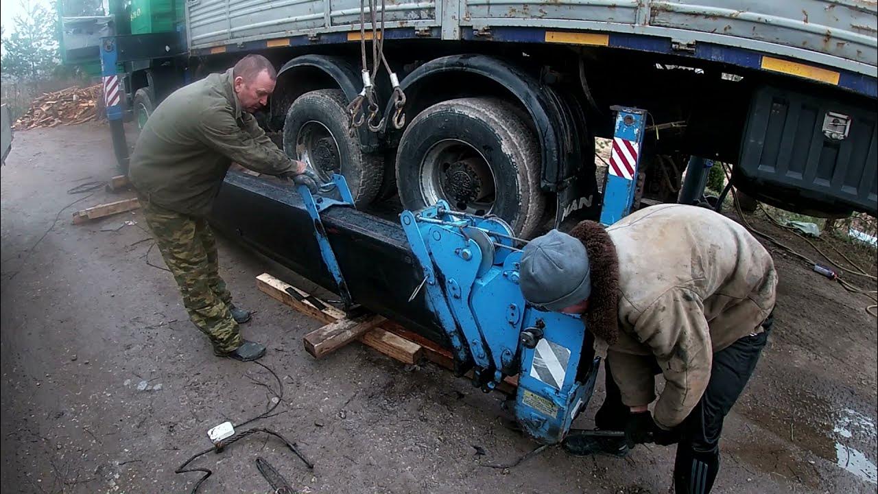 Разбираем стрелу манипулятора и устраняем течь - YouTube