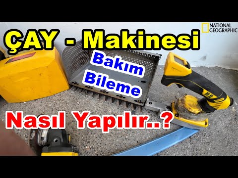 Çay Kesme Makinesi Bileme - Bakım Nasıl Yapılır ❓ (DETAYLI ANLATIM) #çay #machine #rize #tarım