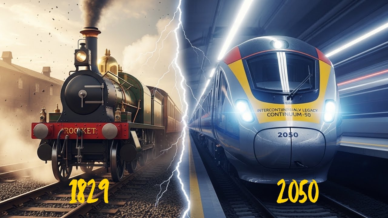 🚆 America & Britain Trains Evolution | 200+ Years of Rail History ...