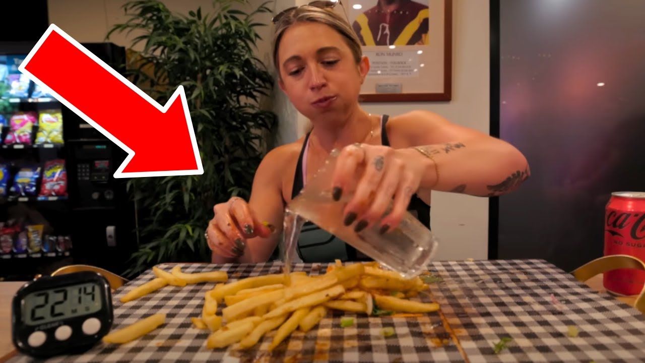 CHEATING or Clever Tactics?!?! Katina Eats Kilos takes on HUGE Ribs ...