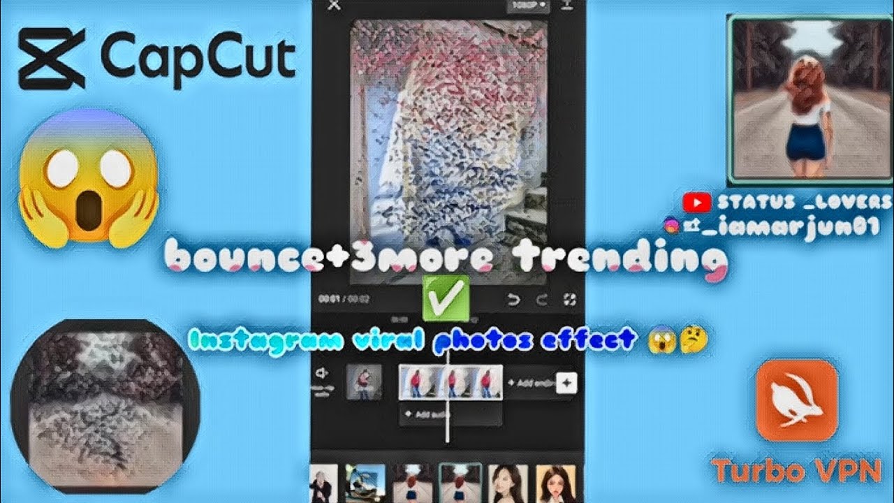 Capcut trending editing new 3+more Trending effects😱Instagram viral ...