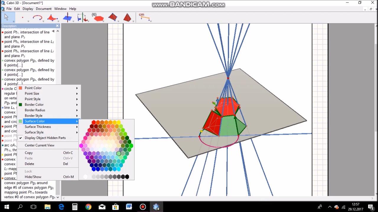 Unfolded Hexagon Pyramid Construction - YouTube