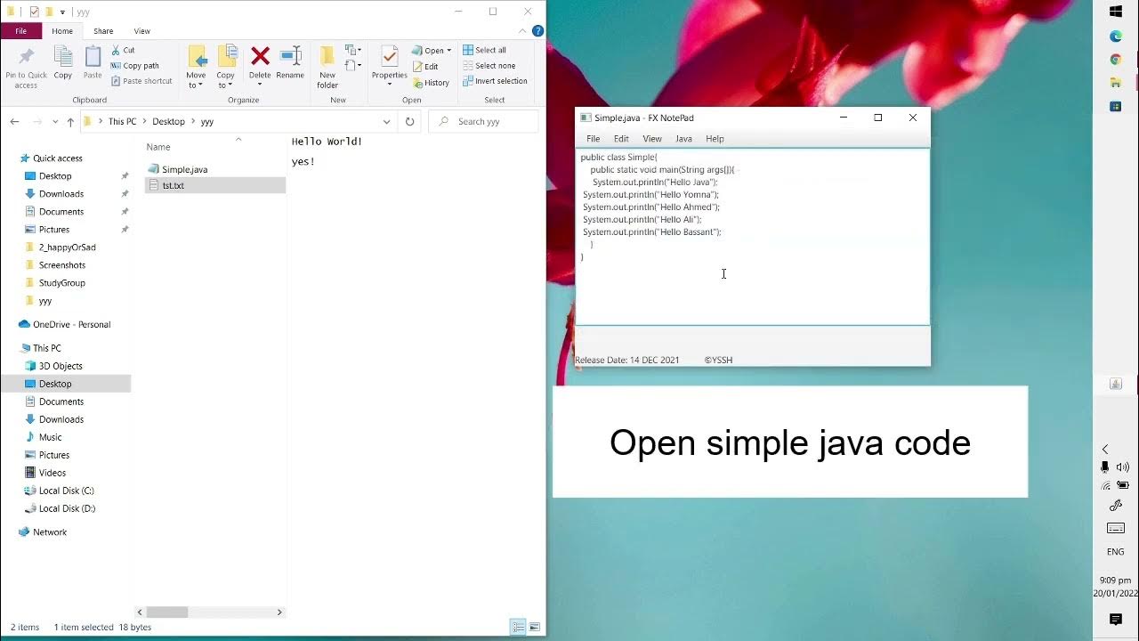 Notepad application demo using javafx - YouTube