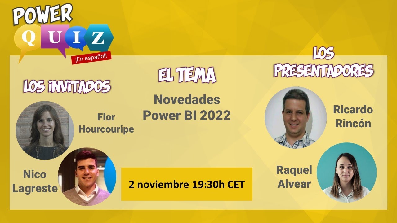 Novedades Power BI 2022 con Flor Hourcouripe y Nico Lagreste - YouTube