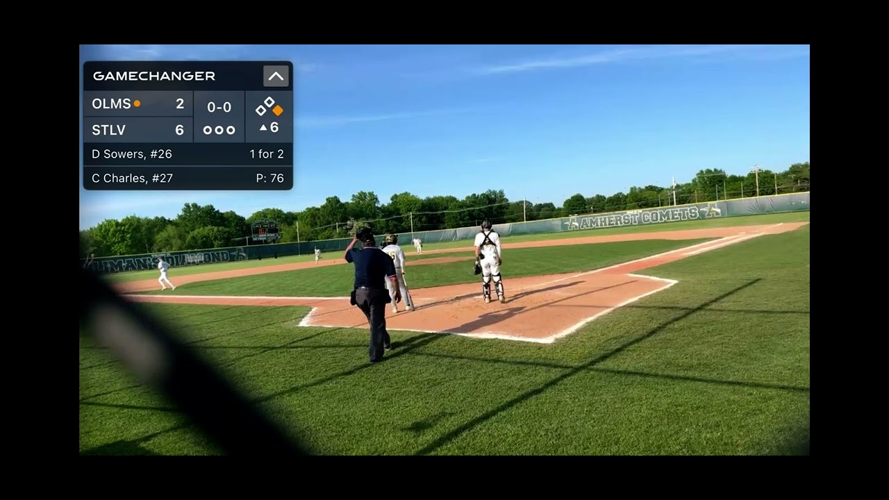 Senior Jack Hatgas HBP then gets to third on error by P. Dylan Sowers ...