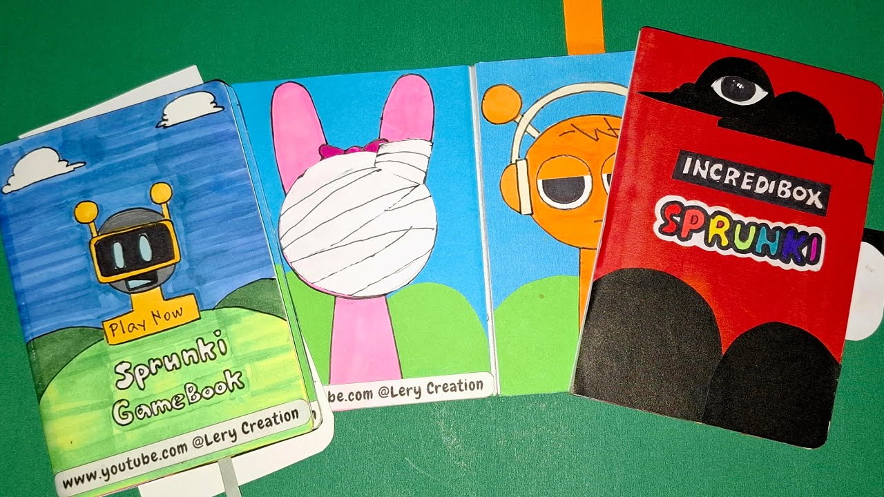 sprunki game book | Incredibox sprunki gamebook #diygamebook #playbook ...