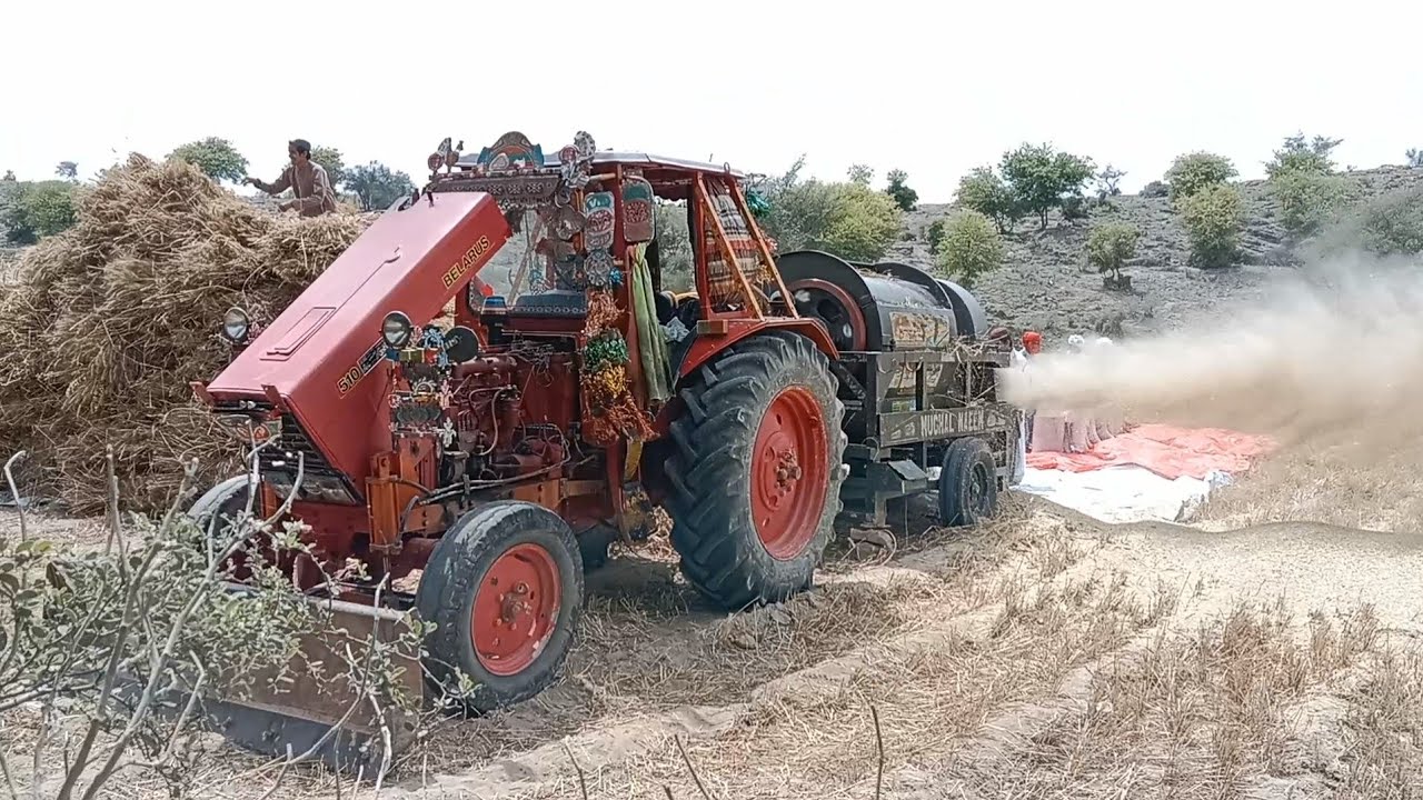 taracor tractor thrasher blower machine | good quality of this Machine ...