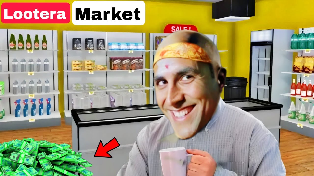 I Open Baba Tillu LOOT MARKET 😂 || Super Market Simulator gameplay ...