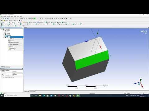 ANSYS LECTURE-30,CHAMFER COMMAND - YouTube