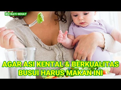 MAKANAN UNTUK IBU MENYUSUI AGAR ASI KENTAL - IBU BAYI SEHAT