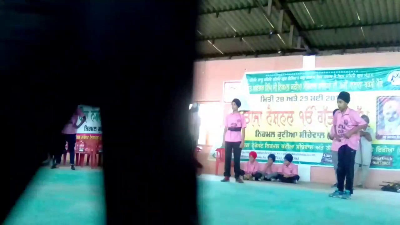 Khalistan commando force gatka group chatha Jammu - YouTube