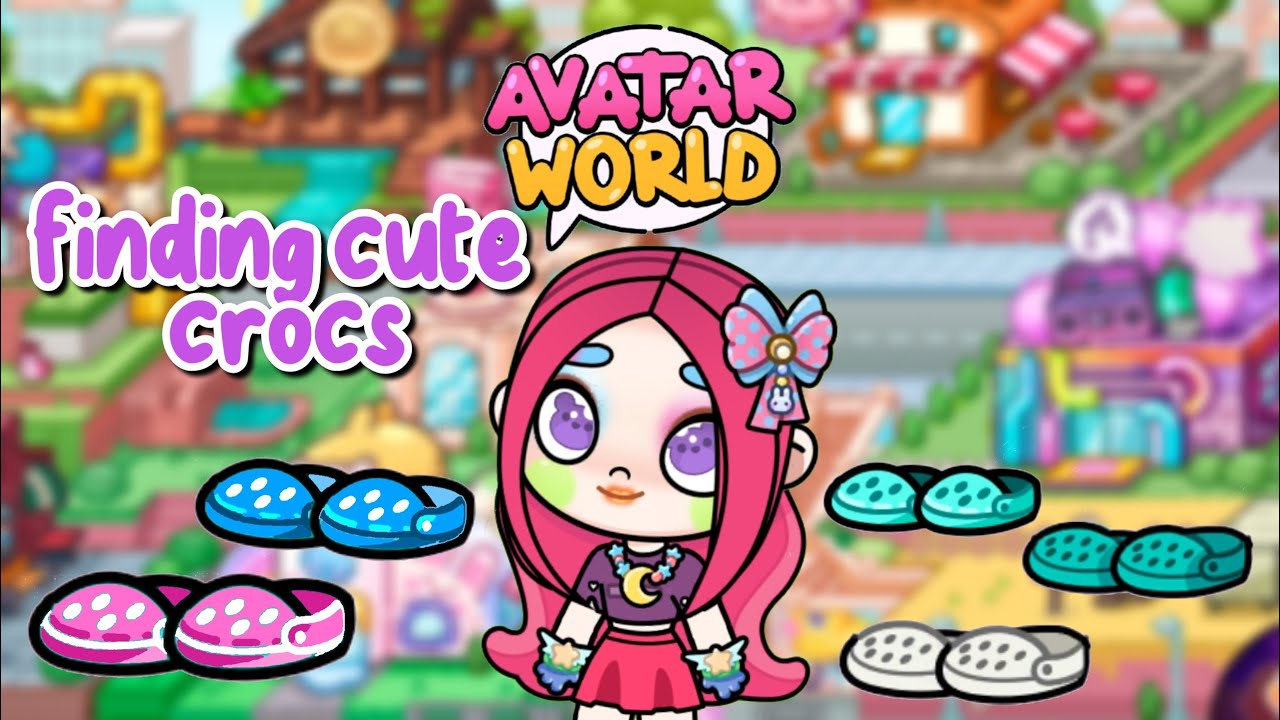 WHERE TO FIND CUTE CROCS IN AVATAR WORLD ♥️🌸 - YouTube