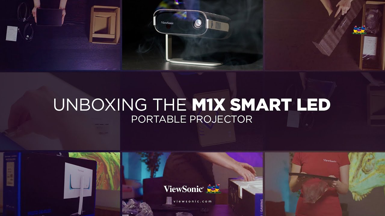 Unboxing the M1X Smart LED Portable Projector - YouTube