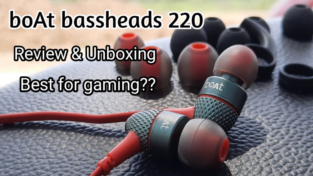 boat bass heads 220 earphones | best earhones under 500 - YouTube