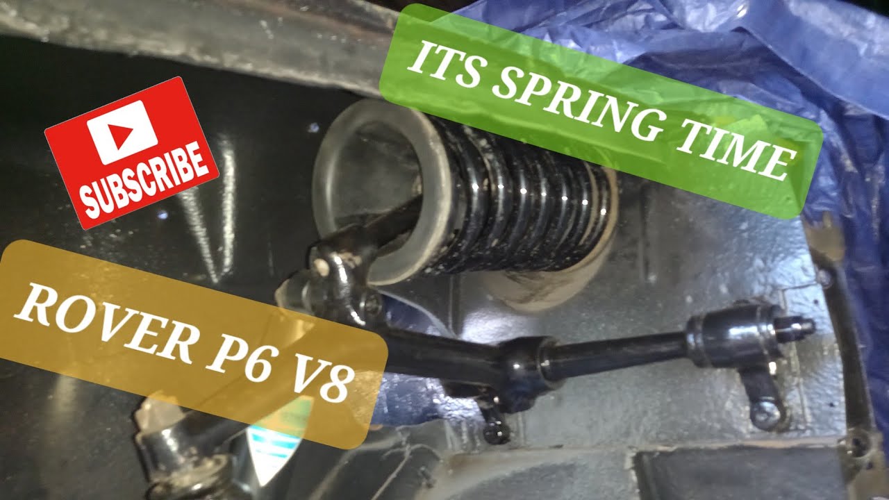 Rover p6 v8 front spring installed. #p6 #v8 #rover #spring # ...