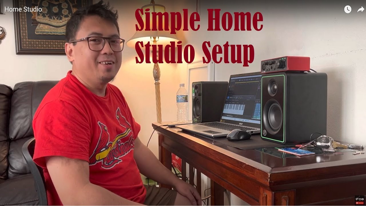 Building My Temporary Home Studio (Part 1 - Setting up) - YouTube