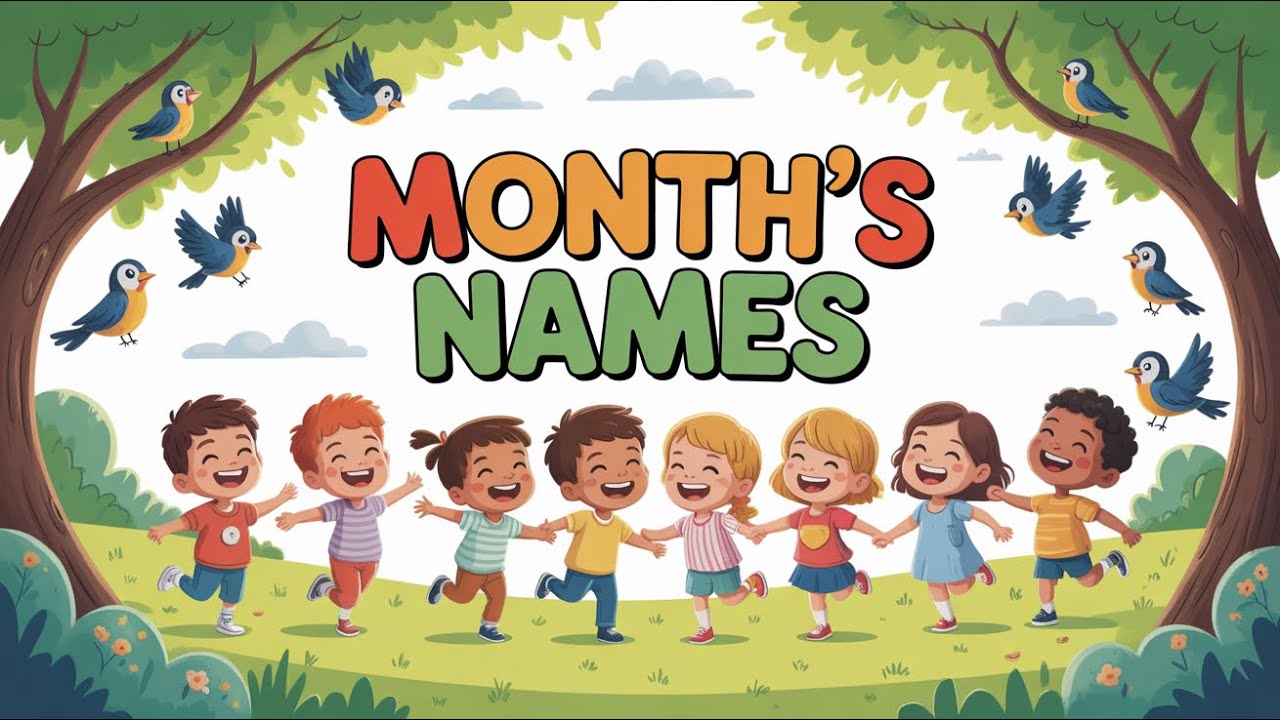 Discover THIS YEAR'S Cool Month Names for KIDS | Month Name Rhymes ...